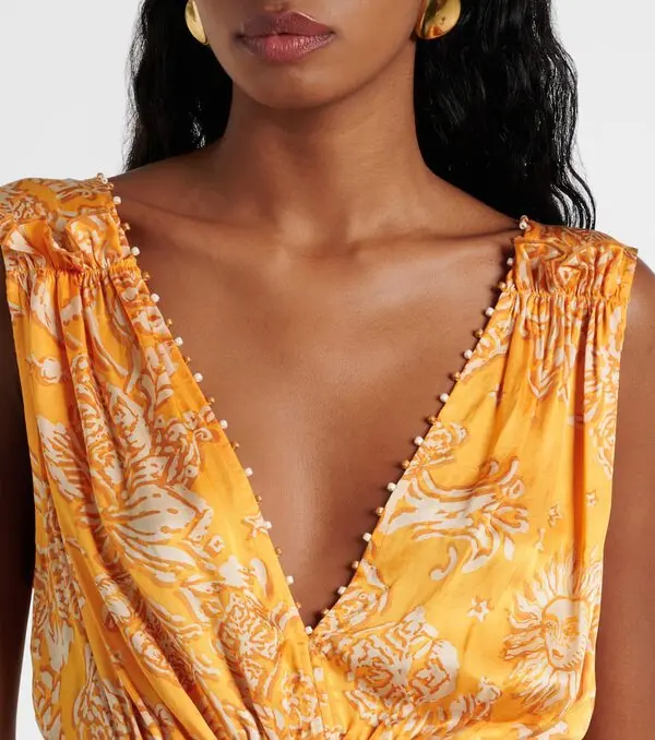 Poupette St Barth Bessie Printed Minidress