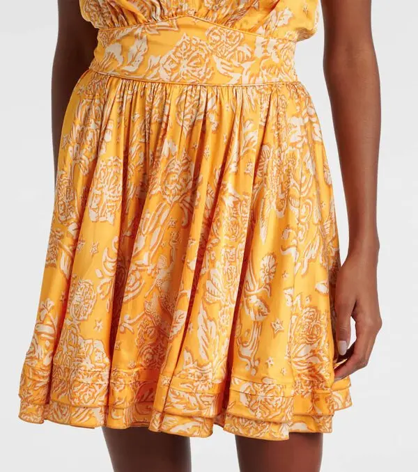 Poupette St Barth Bessie Printed Minidress