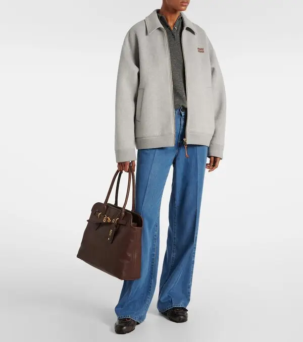 Miu Miu Large Leather Shoulder Bag