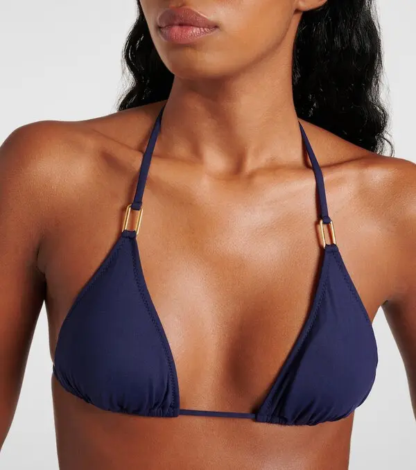 Melissa Odabash Cancun Bikini Top - Blue