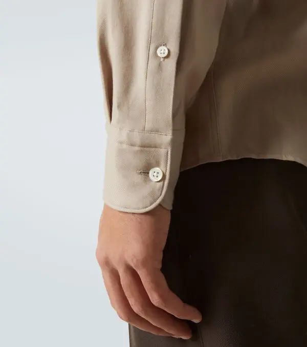 Zegna Cotton And Cashmere Shirt