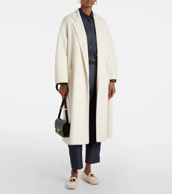 TOD'S Kate Shearling Loafers - White