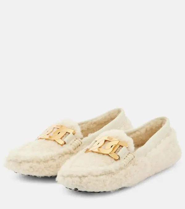 TOD'S Kate Shearling Loafers