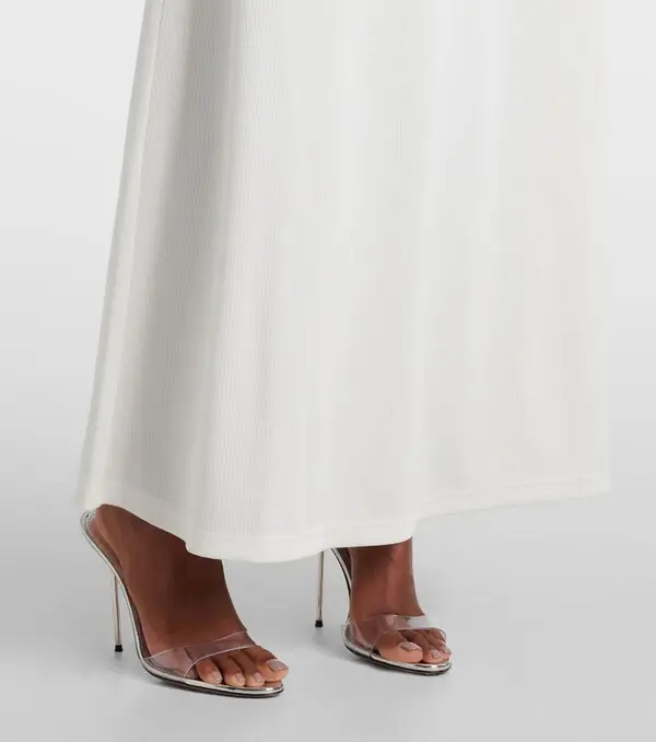 Christopher Esber Concave Stone Maxi Dress - White