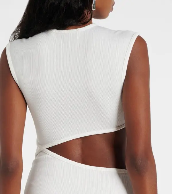 Christopher Esber Concave Stone Maxi Dress - White