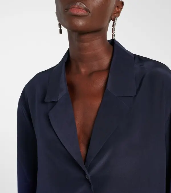 SIR. Mariner Printed Silk Crêpe De Chine Shirt