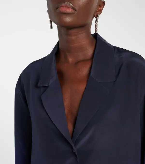 SIR. Mariner Printed Silk Crêpe De Chine Shirt