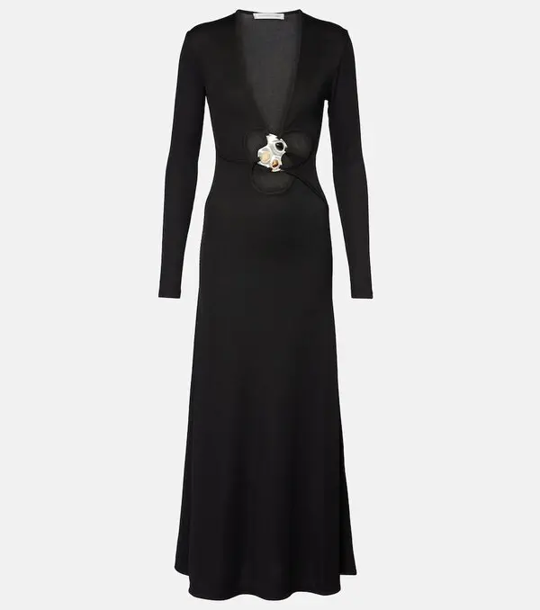 Christopher Esber Trio Stone Maxi Dress