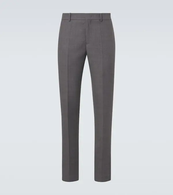 JIL SANDER Virgin Wool Tapered Trousers