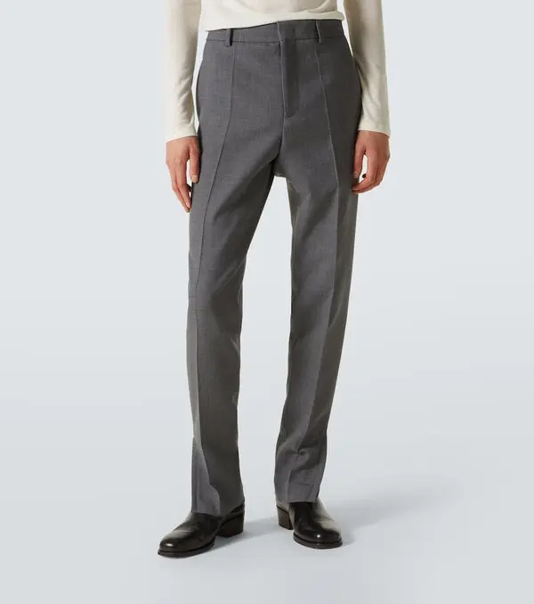 JIL SANDER Virgin Wool Tapered Trousers