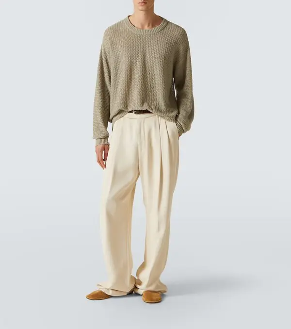 Frescobol Carioca Jardim Linen Sweater - Beige
