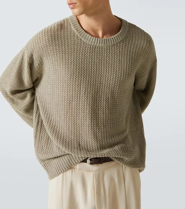 Frescobol Carioca Jardim Linen Sweater - Beige
