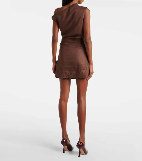 SIR. Tamara Mini Dress - Brown