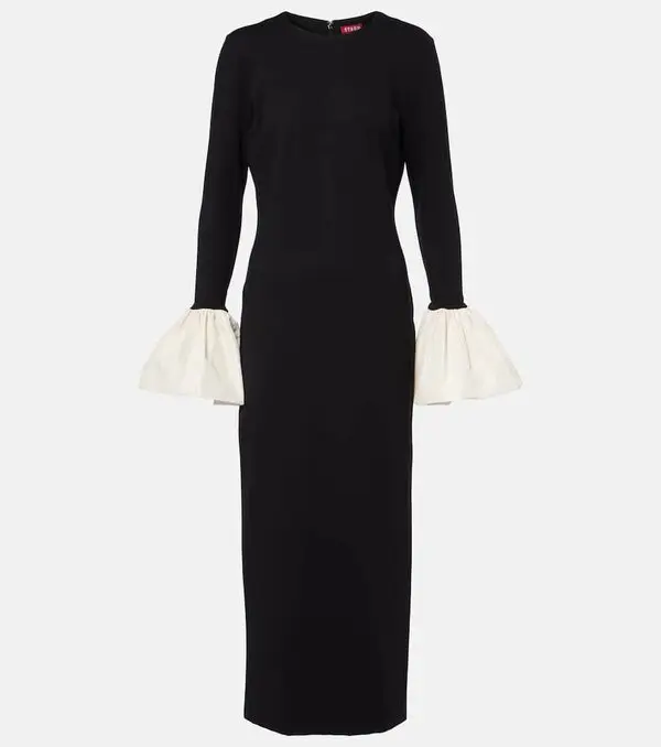Staud Hawthorne Maxi Dress - Black