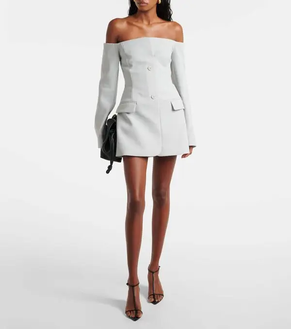 SIR. Sandrine Off-shoulder Mini Dress