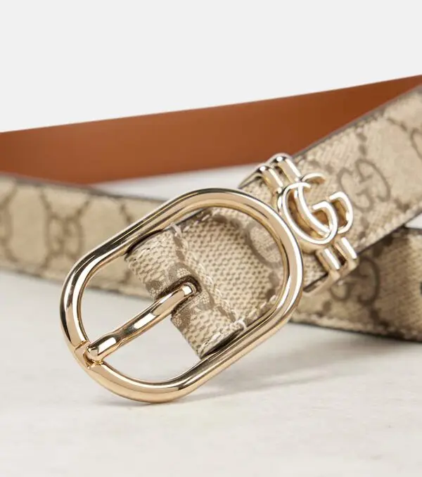 Gucci Gg Faux Leather Belt