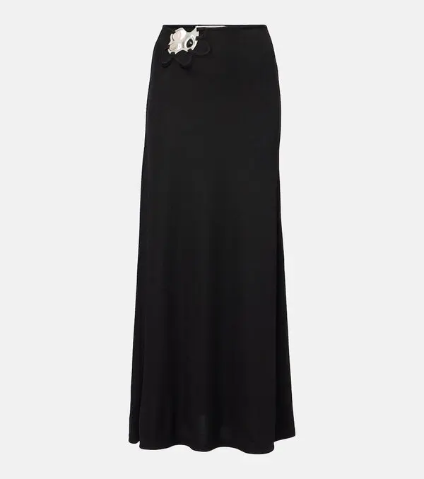 Christopher Esber Trio Stone Maxi Skirt - Black