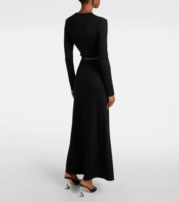 Christopher Esber Trio Stone Maxi Skirt