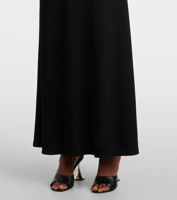 Christopher Esber Trio Stone Maxi Skirt - Black