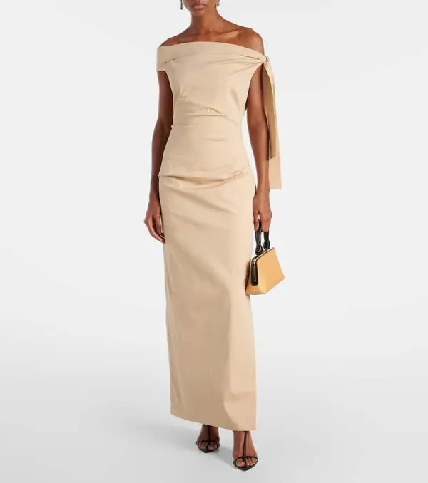 SIR. Dahlia Off-shoulder Gown