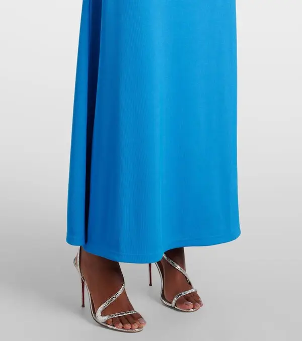 Christopher Esber Cavern Stone Maxi Dress - Blue