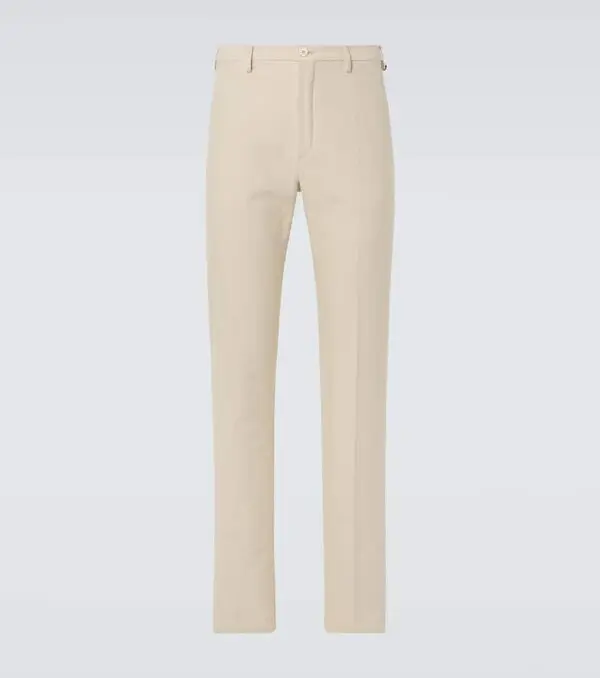 SLOWEAR Cotton Straight Trousers