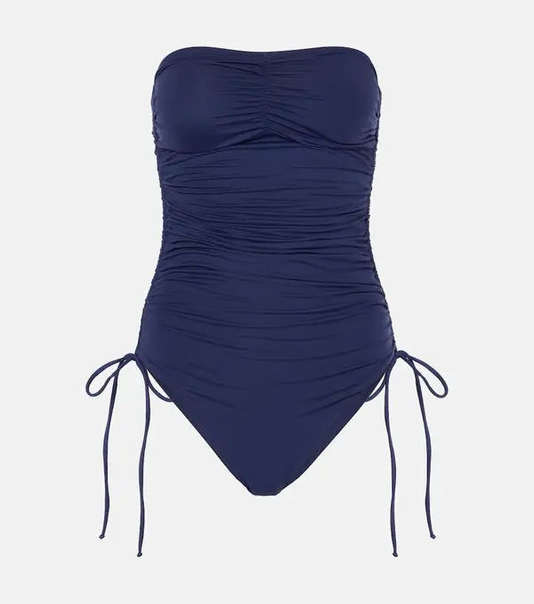 Melissa Odabash Sydney Ruched Swimsuit - Blue