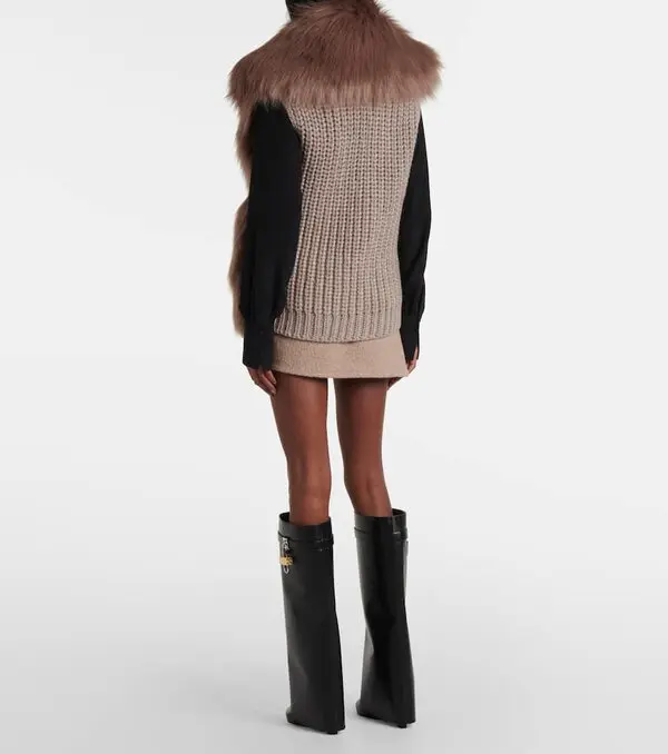 Givenchy Faux Fur Vest
