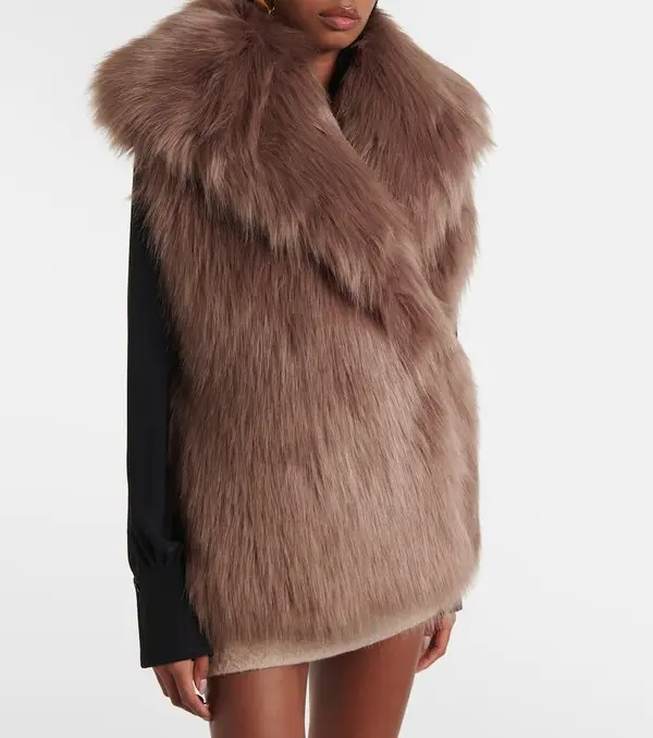 Givenchy Faux Fur Vest