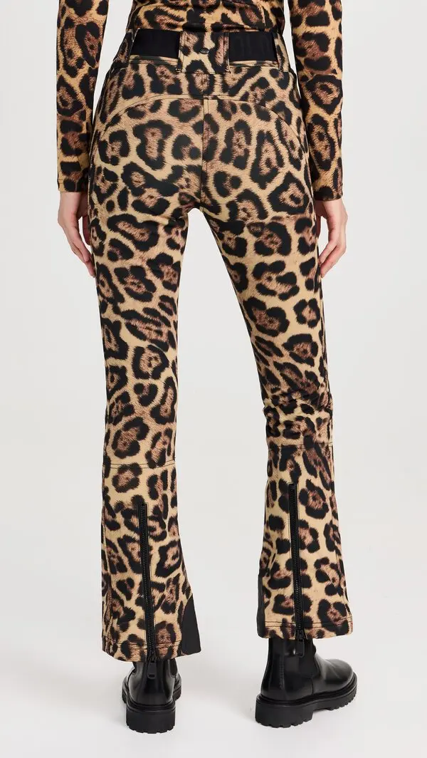 Goldbergh Minou Leopard Print Ski Pants - Jaguar