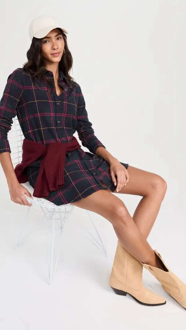 t shirt dress with tulle Tiered Tulle T-Shirt | Navy, White & Black main image 0