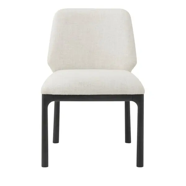 THEODORE ALEXANDER Kesden Dining Side Chair - Gray/black