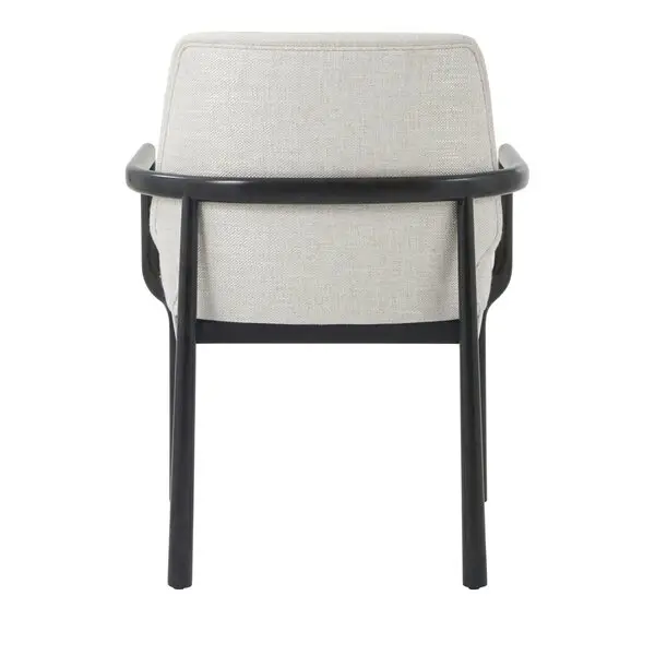 THEODORE ALEXANDER Kesden Dining Armchair - Gray/black