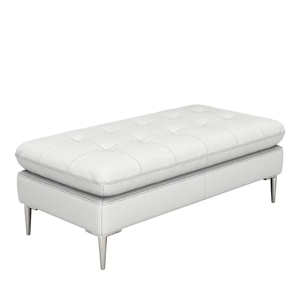 CHATEAU D'AX Corsica Bench Ottoman - Bright White