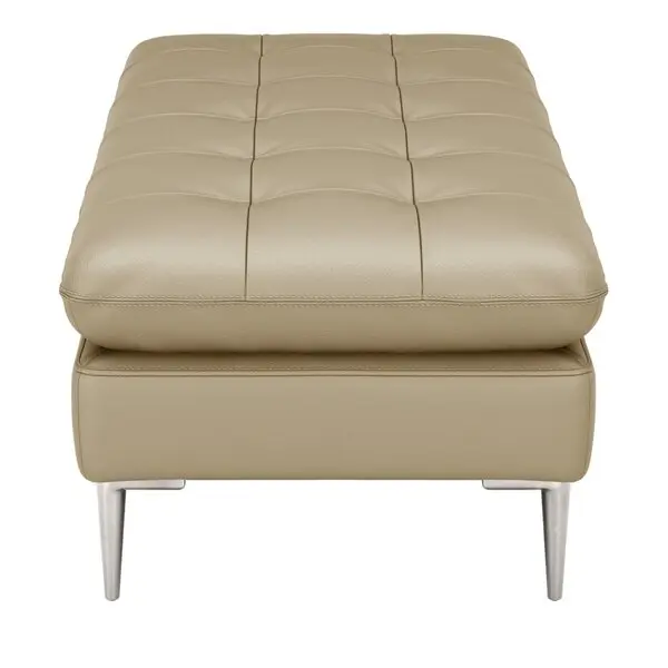 CHATEAU D'AX Corsica Bench Ottoman - Light Gray
