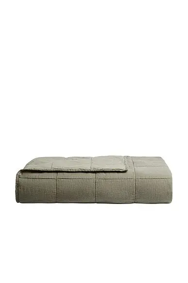 PARACHUTE Linen Box Quilt - Moss