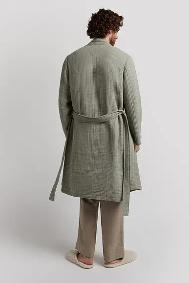 PARACHUTE Cloud Cotton Robe - Moss