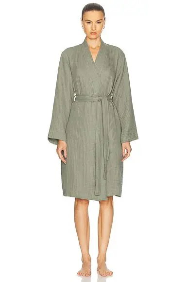 PARACHUTE Cloud Cotton Robe - Moss