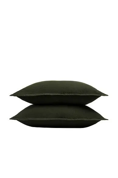 PARACHUTE Linen Sham Set - Evergreen