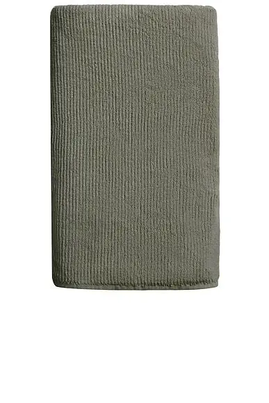 PARACHUTE Soft Rib Bath Towel - Moss