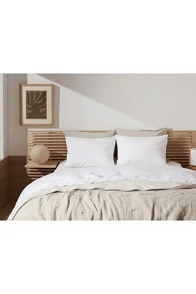 PARACHUTE Percale Pillowcase Set - White