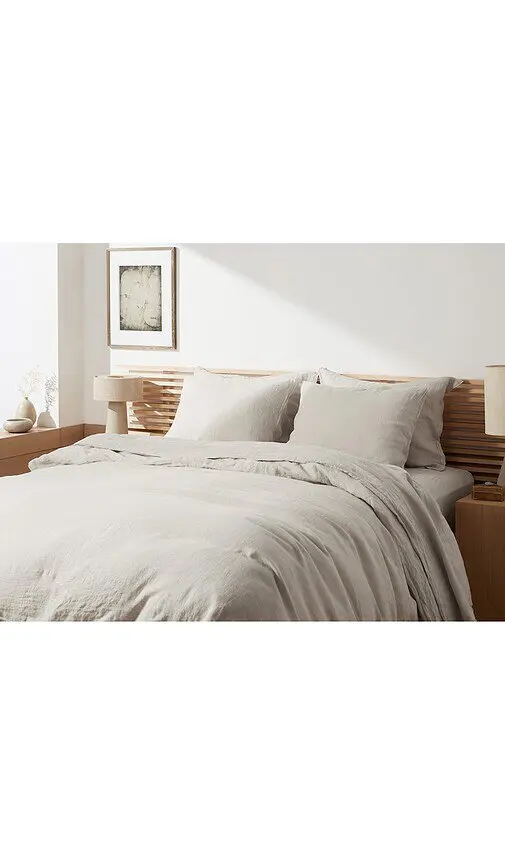 PARACHUTE Linen Pillowcase Set In Beige - Bone