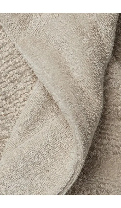 PARACHUTE Classic Turkish Cotton Robe In Beige - Bone