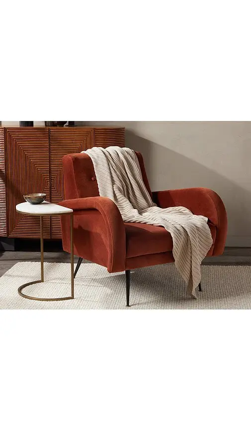 PARACHUTE Oversized Rib Knit Throw In Beige