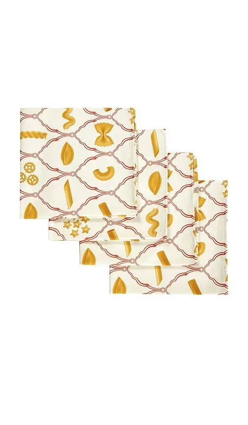 CHEFANIE Pasta Napkins In Cream - N,a