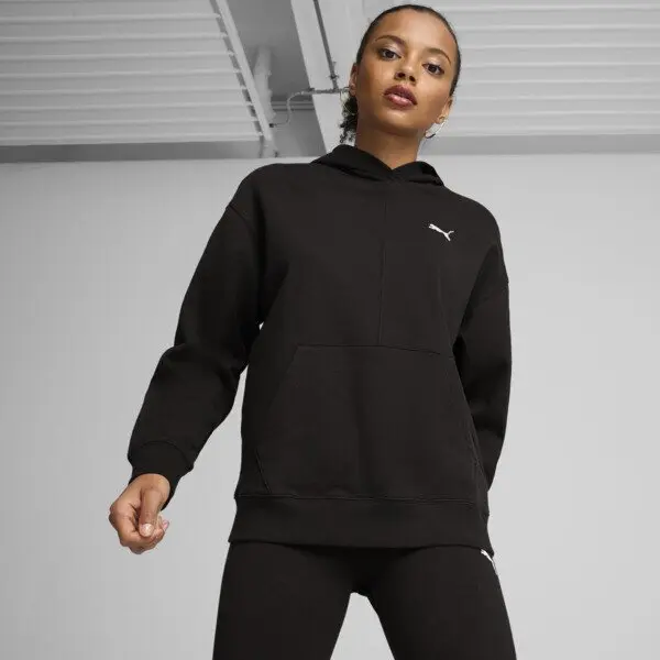 PUMA Relaxed Fit French Terry Hoodie