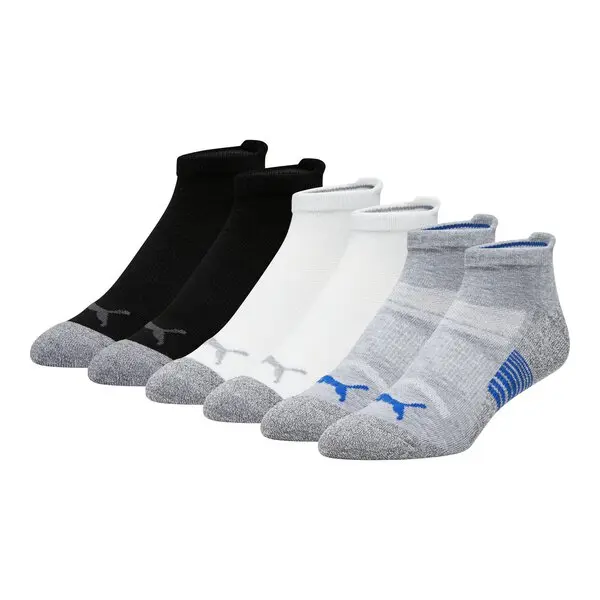 PUMA Half-terry Low Cut Socks 3 Pairs - Assorted Colours