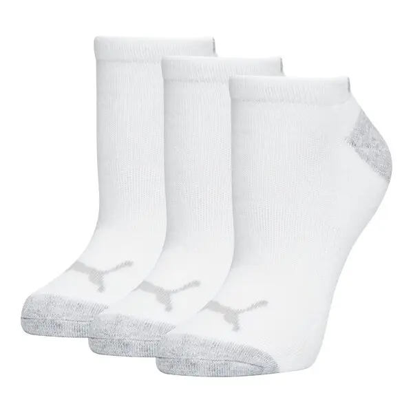 PUMA Half-terry Low-cut Socks - White