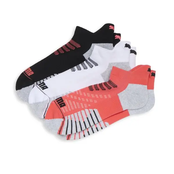 PUMA Low Cut Socks 3 Pair Pack - Assorted Colours