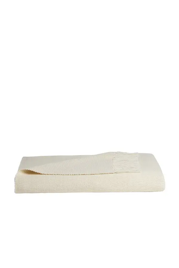 PARACHUTE Highland Wool Throw In Neutral - Natural